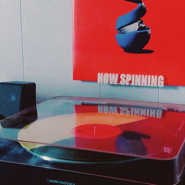 Now Spinning Display Stand | Wall Mount | Vinyl Record Display Stand - Etsy