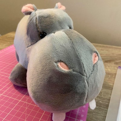 Stuffed Animal Hippo PDF Sewing Pattern & Tutorial Sewing Project ...