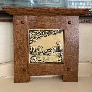 6x6 Tile Frame, Craftsman/mission Style Frame, Arts and Crafts, Quarter ...