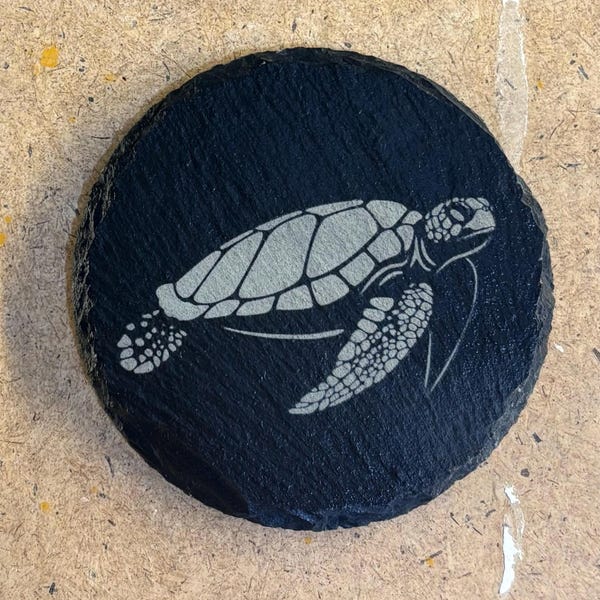 Laser Engraved, Fish Coasters, Slate Coaster, Fisherman Gift, Muskie ...