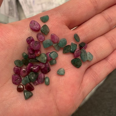 Natural Emerald Cutstone Oval Shape Loos Emerald Gemstone Zambian ...