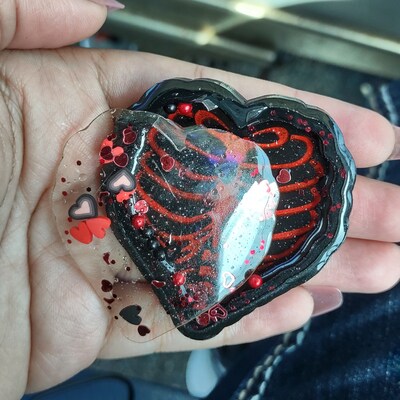 Rib Cage Heart Popsocket™, Rib Cage Shaker, Valentine Popsocket, Custom ...