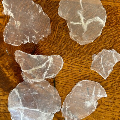 Natural Capiz Shells / Raw Rough Edge Cream White Camar Shells / 6-7cm ...