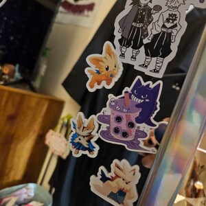 Gengar Sticker Set - Etsy