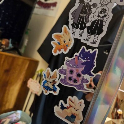 Gengar Sticker Set - Etsy