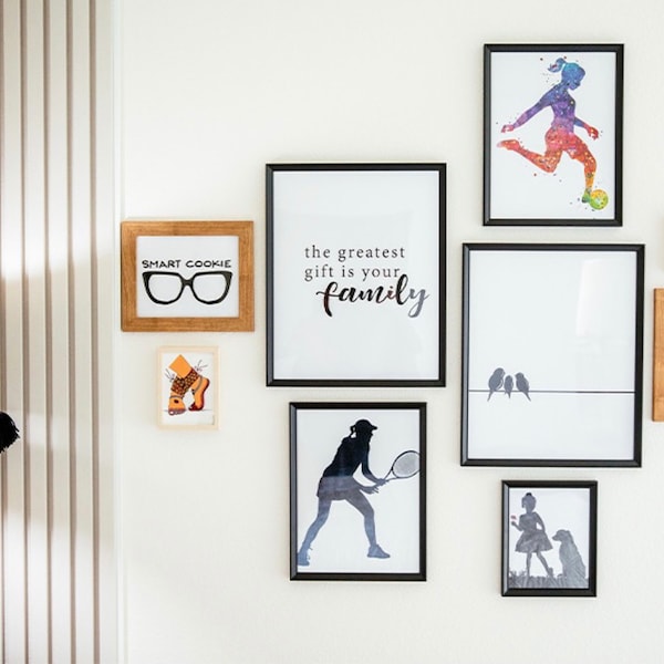 Alphabet Chart Printable Wall Art - Classroom Wall Decor- Colorful Kids ...