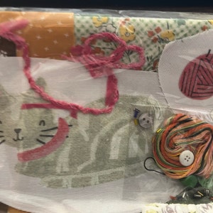 Snippet Roll Rabbit Slow Stitch Kit Easter Spool Pack Mixed Media ...