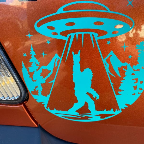 Dogman Vinyl Decal | Cryptid | Car Decal | Window Decal | Laptops ...