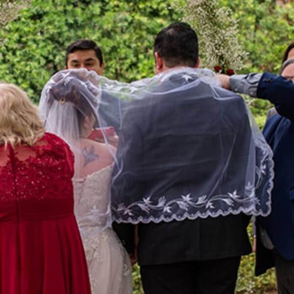 Embroidered Filipino Unity Veil for Filipino Wedding Cord and Veil ...