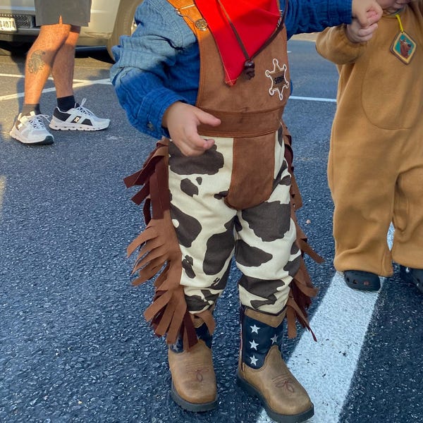 Personalized Toddler Cowboy Brown Western Outfit*infant Brown Wild West ...