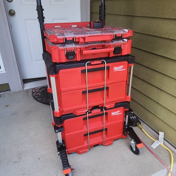 NEW Milwaukee PACKOUT Modification the 22" Rolling Tool Box Model ...