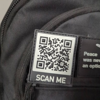 Rick Roll QR Code Meme Funny PVC Morale Patch - Etsy