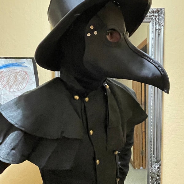 Plague Doctor Hat Pattern - Leather DIY PDF Template - Etsy