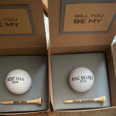 Groomsmen Proposal, Golf Ball Proposal, Groomsmen Golf Gift, Best Man ...