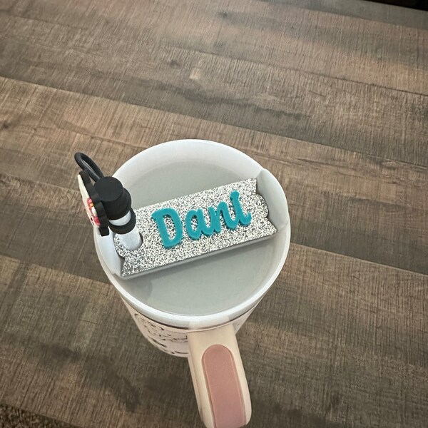 Stanley Name Tag, 30 Oz 40 Oz, Name Plate, Lid Topper, Acrylic Name Tag ...