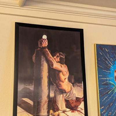 Jesus Scourged at the Pillar Art Print Catholic First Communion Gift ...