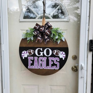 Front Door Decor Football Sign Sports Sign Football Gift Football Door ...