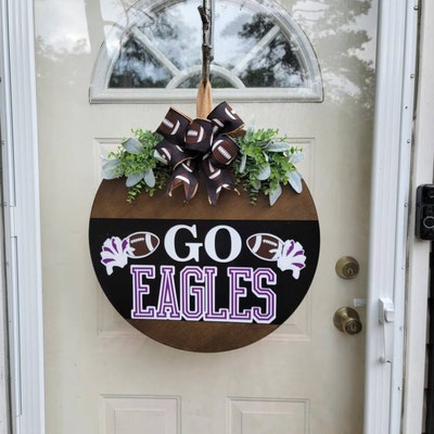 Front Door Decor Football Sign Sports Sign Football Gift Football Door ...