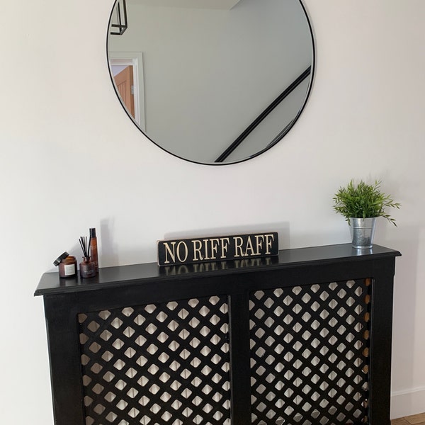 No Riff Raff Sign Wooden Signs Vintage Man Cave Pub Shabby Plaques ...