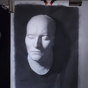 Plaster Cast of Michelangelo's David, Eye Sculpture. Male Sculpture ...