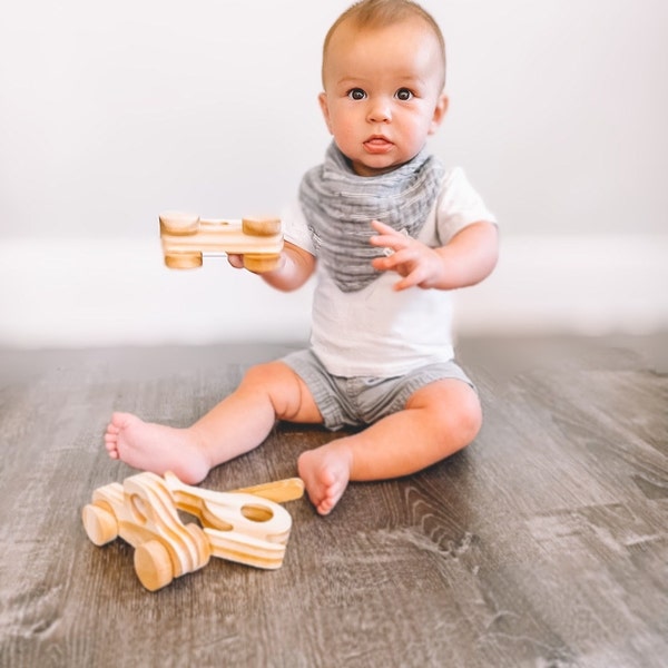 Braided Pacifier Clip |boho Binky Clip, Wooden Teether Clip, Gender ...