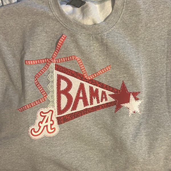 Custom College Patchwork Sweatshirt - Etsy