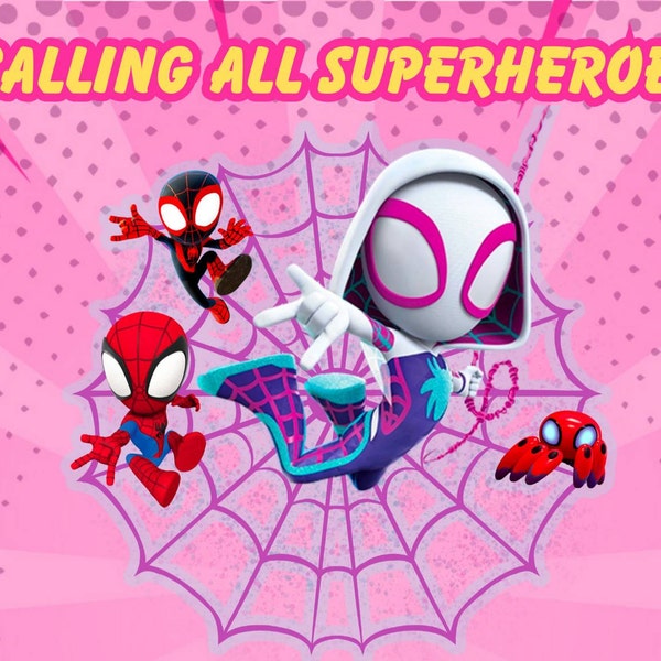 Ghost Spider Png, Jpg, Sublimation, Spidey and His Amazing Friends - Etsy