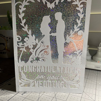 Congratulations Card Svg Wedding Card Svg Wedding Congratulations Svg ...