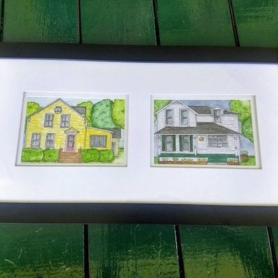 ABC House Print - Etsy