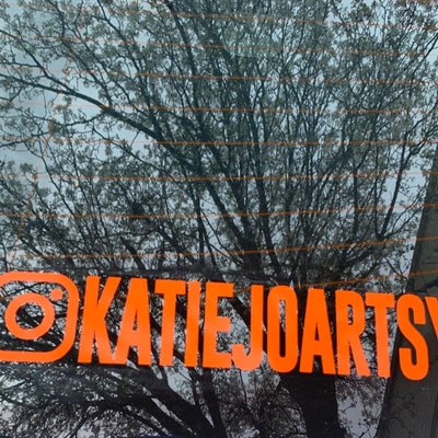 Custom IG Handle Decal. Social Media Handle Decals for Your Car or ...