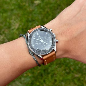 Racing Rally Olive Leather Watch Strap 17mm 18mm 19mm 20mm 21mm 22mm ...