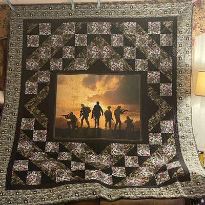 Susan Winget Harvest Couple Fabric Panel by Springs Creative - Etsy