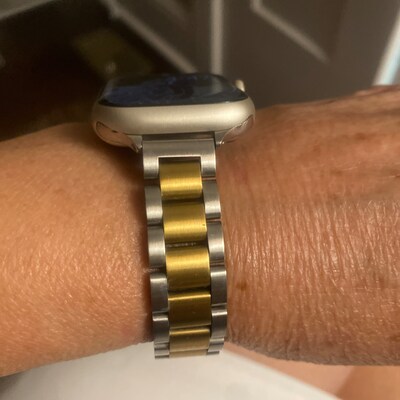 Leather Handmade Strap for Apple Watch Straight and Slim Band 9, 8, 7 ...