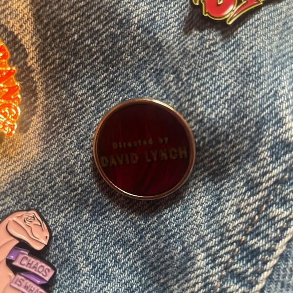 Directed by David Lynch Metal Lapel Pin Badge 25mm (twin Peaks, Dale ...
