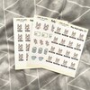 Reusable Sticker Book 5x7 Sticker Organisation Planner Stickers Galaxy ...