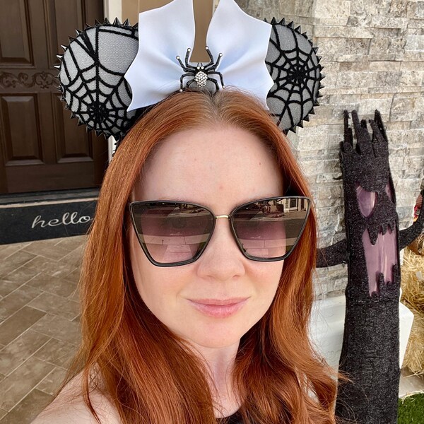 CRUSH Baby PINK Mouse EARS ~ Satin and Lace With Pearls - Etsy