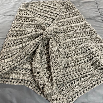 Easy Crochet Wrap PATTERN, Crochet Shawl Pattern, Womens Easy Crochet ...