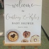 Editable Coffee Bar Sign, Something Sweet is Brewing Baby Shower Table ...
