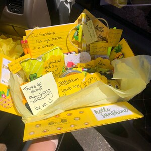 Sunshine Box Printables & Address Label Sunshine Care Package Inserts ...