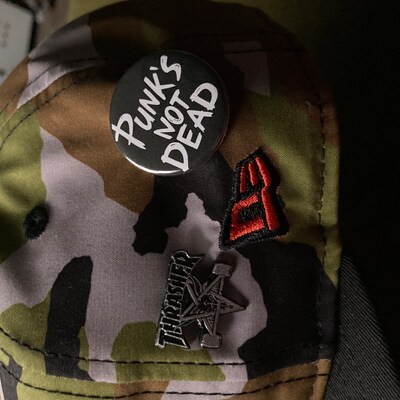 Punk Pins Pinback Punk Buttons Anarchy Anti-racist - Etsy