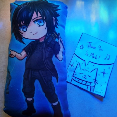 Prompto Noctis Ignis Gladio Chibi Pillow Plushies. Final - Etsy Canada