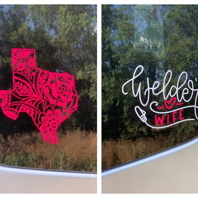 Texas Decal Vinyl Decal Car Window Decal Texas Rose Texas Flower Decal ...