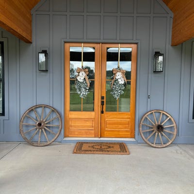 Large Hydrangea Swag Eucalyptus Swag, Hygrangea Swag, Beach Swag ...