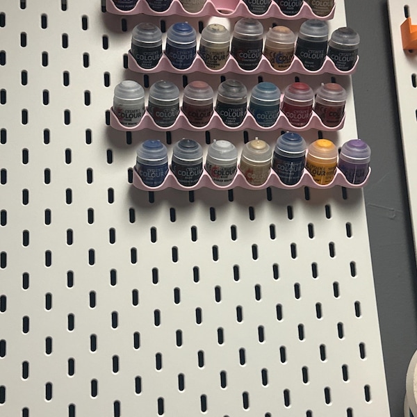 Pegboard Storage Bins, Horizontally Striped, Cup Containers for IKEA ...