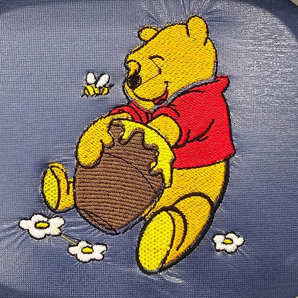Honey Pot Bear Embroidery Design, Oh Bother Pooh Bear Embroidery Design ...