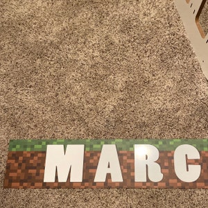 Minecraft Inspired Sign Minecraft Sign Minecraft Decor Minecraft Party ...
