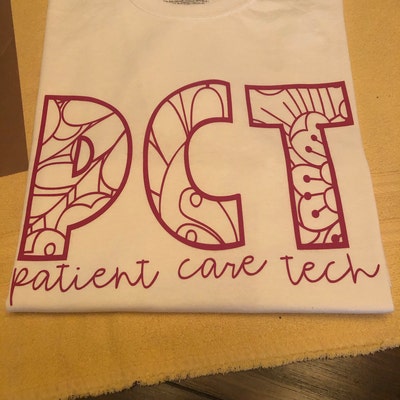 PCT Patient Care Technician Svg & Clip Art Mandala Tech Svg - Etsy