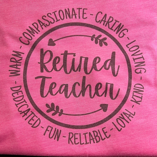 Retired Teacher Svg / Retiring Teacher Svg / Retired Svg / Teacher Gift ...