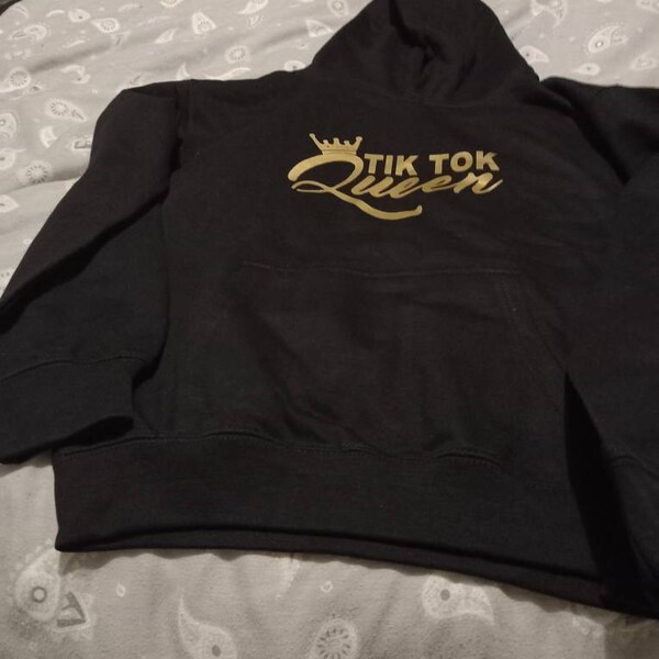 Girls Tik Tok Queen Hoodie, Tiktok Queen T Shirt, Tok Toker, Influencer ...