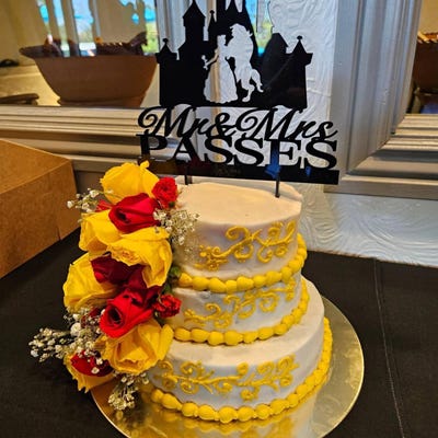 Wedding Cake Topper,family Cake Topper With Child,last Name Cake Topper ...